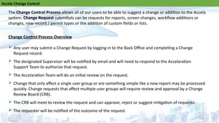 Accela-Change Control Process Training Presentation | PPT