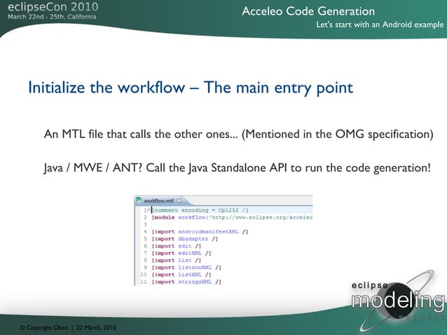 Acceleo - Let's start with an Android example | PDF