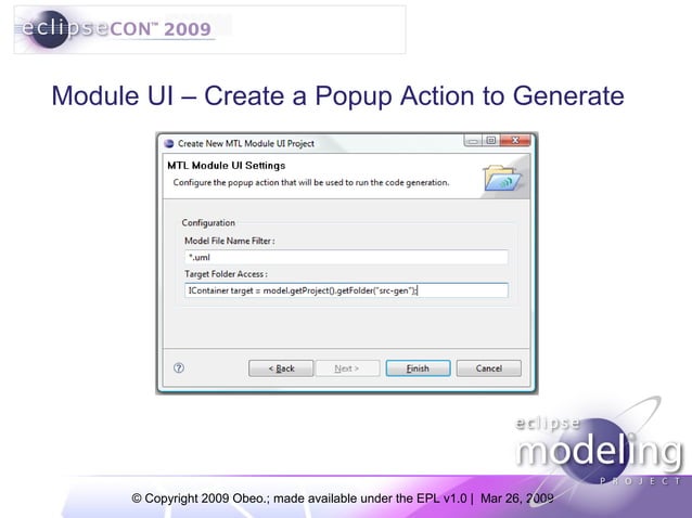 Acceleo MTL Code Generation | PPT