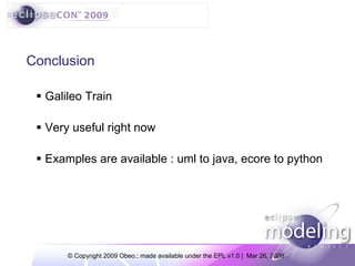 Acceleo MTL Code Generation | PPT
