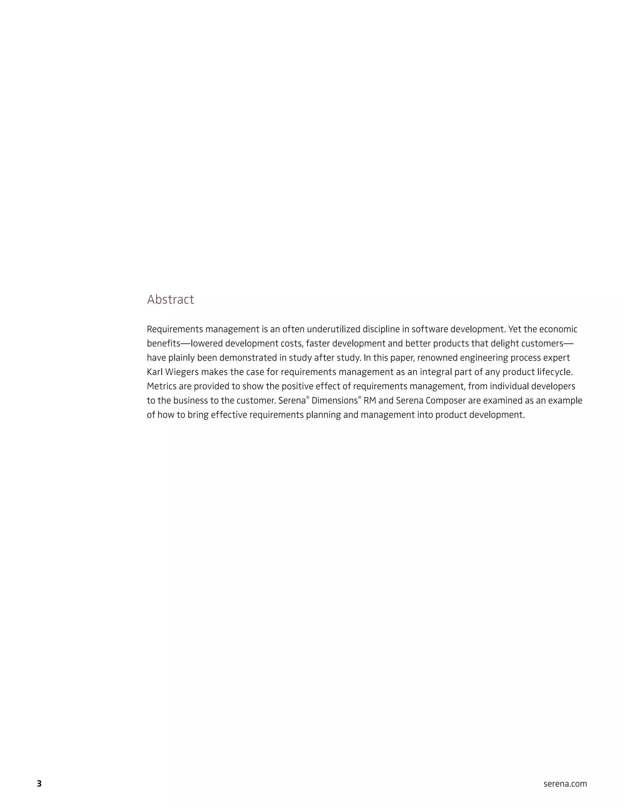 Accelerate Development by getting Requirements Right | PDF