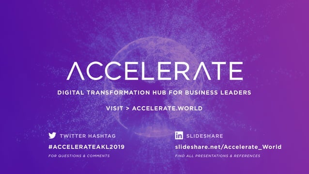 Accelerate 2019 presentation slides | PPT