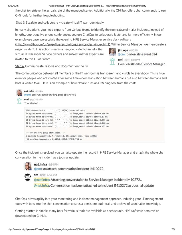 Accelerate CLIP with ChatOps | PDF