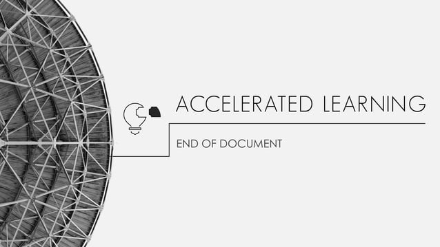 Quick reference on Accelerated Learning | PPT
