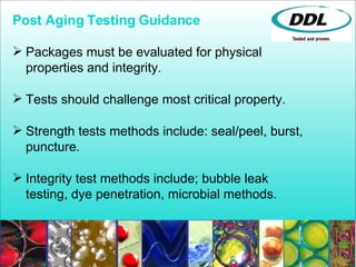 Accelerated Aging Testing from DDL | PPT