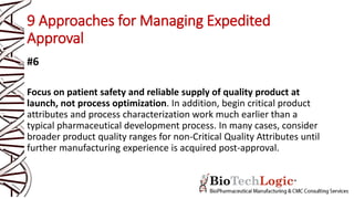 Accelerated approval drugs 9 approaches for managing regulatory ...