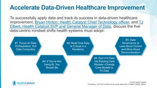 Accelerate Data-Driven Healthcare Improvement: 5 Tenets | PPT | Free Download