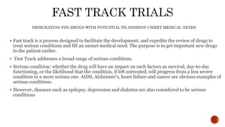 Accelerated clinical trials | PPTX