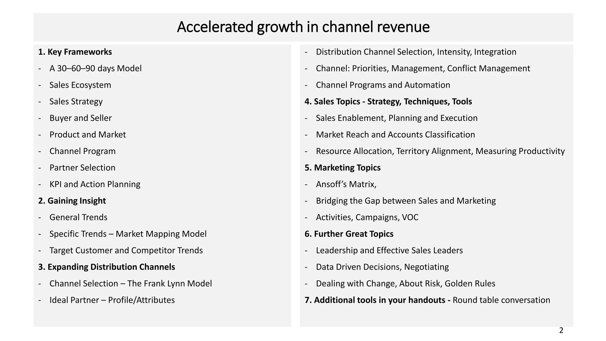 Accelerated growth in_channel_revenue | PPT