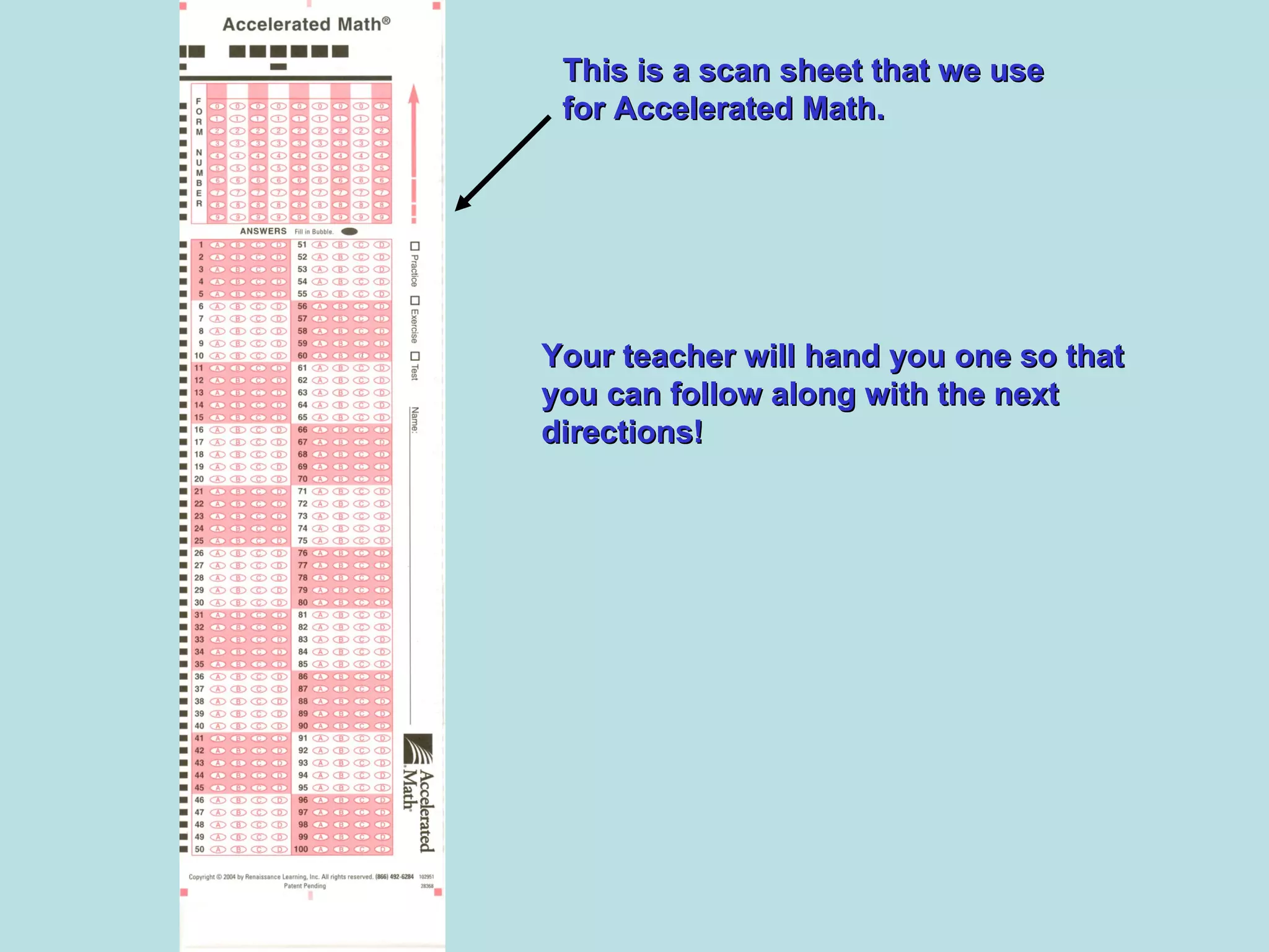 Accelerated Math Directions | PPT | Educational Assessment | Education