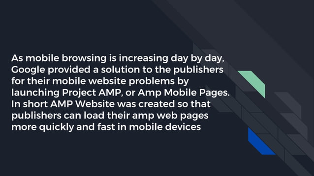 Accelerated Mobile Pages (AMP) The Next Revolution in Mobile Web ...