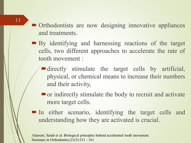 ACCELERATED ORTHODONTICS in orthodontic tooth movemnet | PDF | Bone and Joint Conditions ...