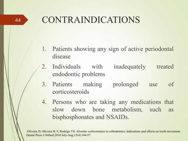 ACCELERATED ORTHODONTICS in orthodontic tooth movemnet | PDF | Bone and Joint Conditions ...