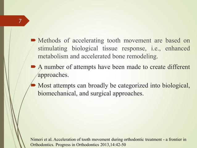 ACCELERATED ORTHODONTICS in orthodontic tooth movemnet | PDF | Bone and Joint Conditions ...