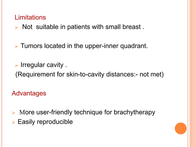 Accelerated partial breast irradiation | PPTX | Cancer | Diseases and ...