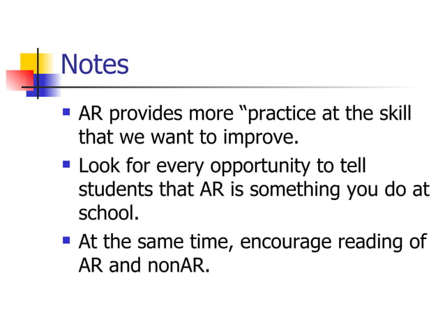 Accelerated Reader | PPT