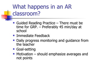 Accelerated Reader | PPT