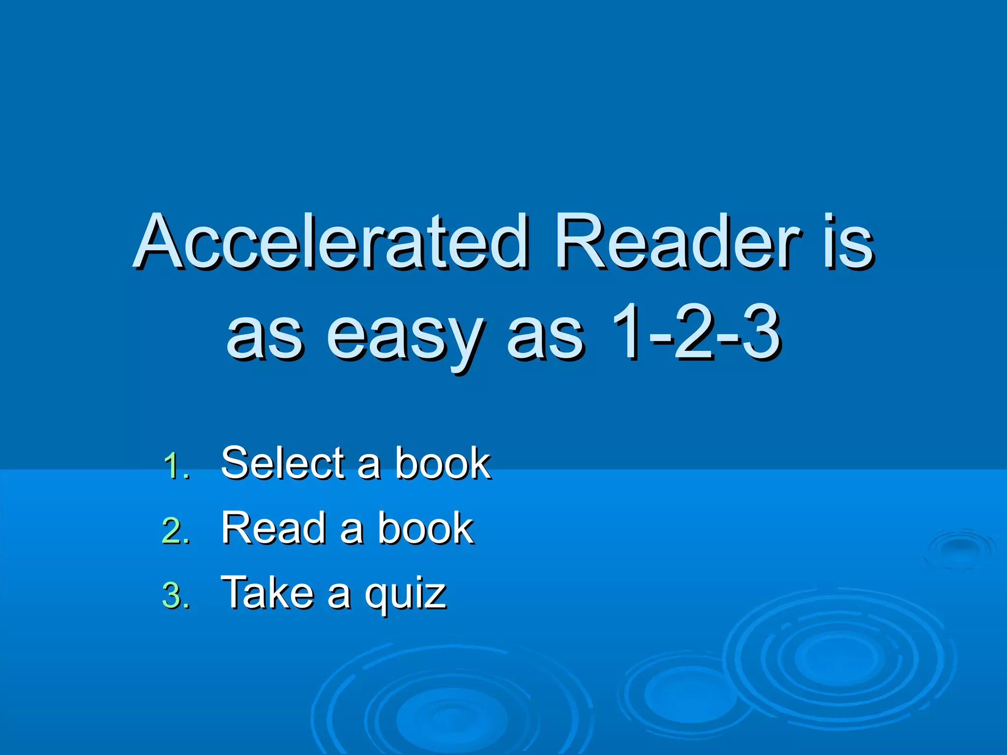 Accelerated reader powerpoint | PPT