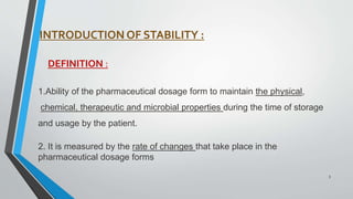 Accelerated stability studies | PPTX