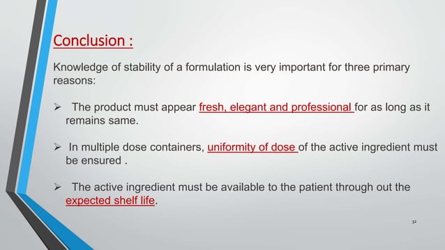 Accelerated stability studies | PPTX