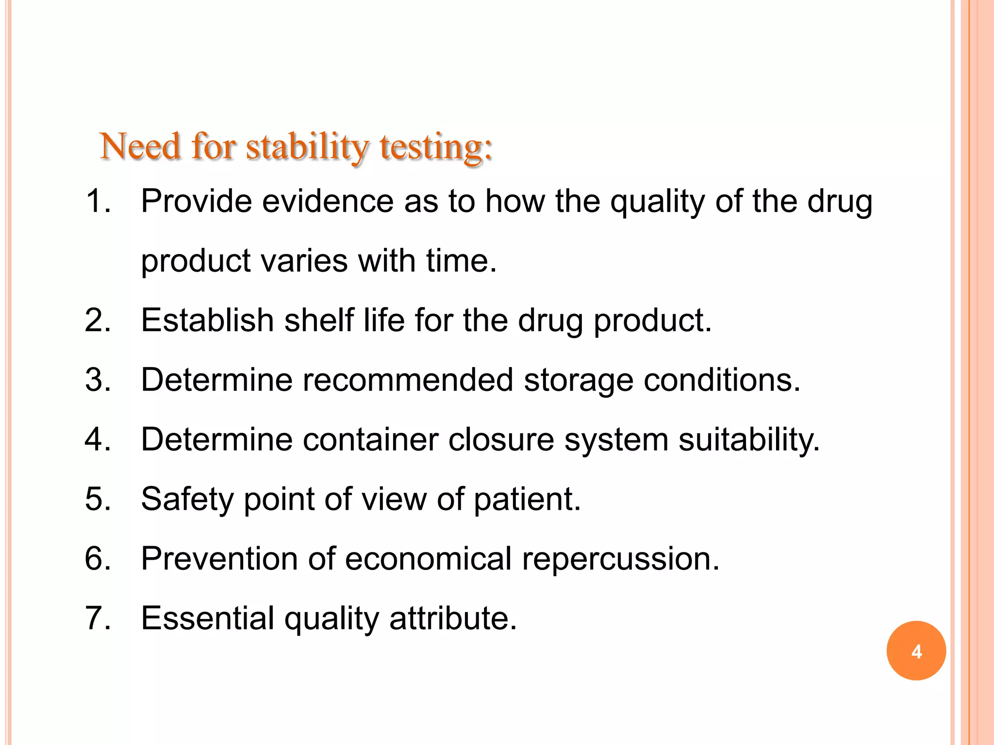 Accelerated stability testing | PPTX