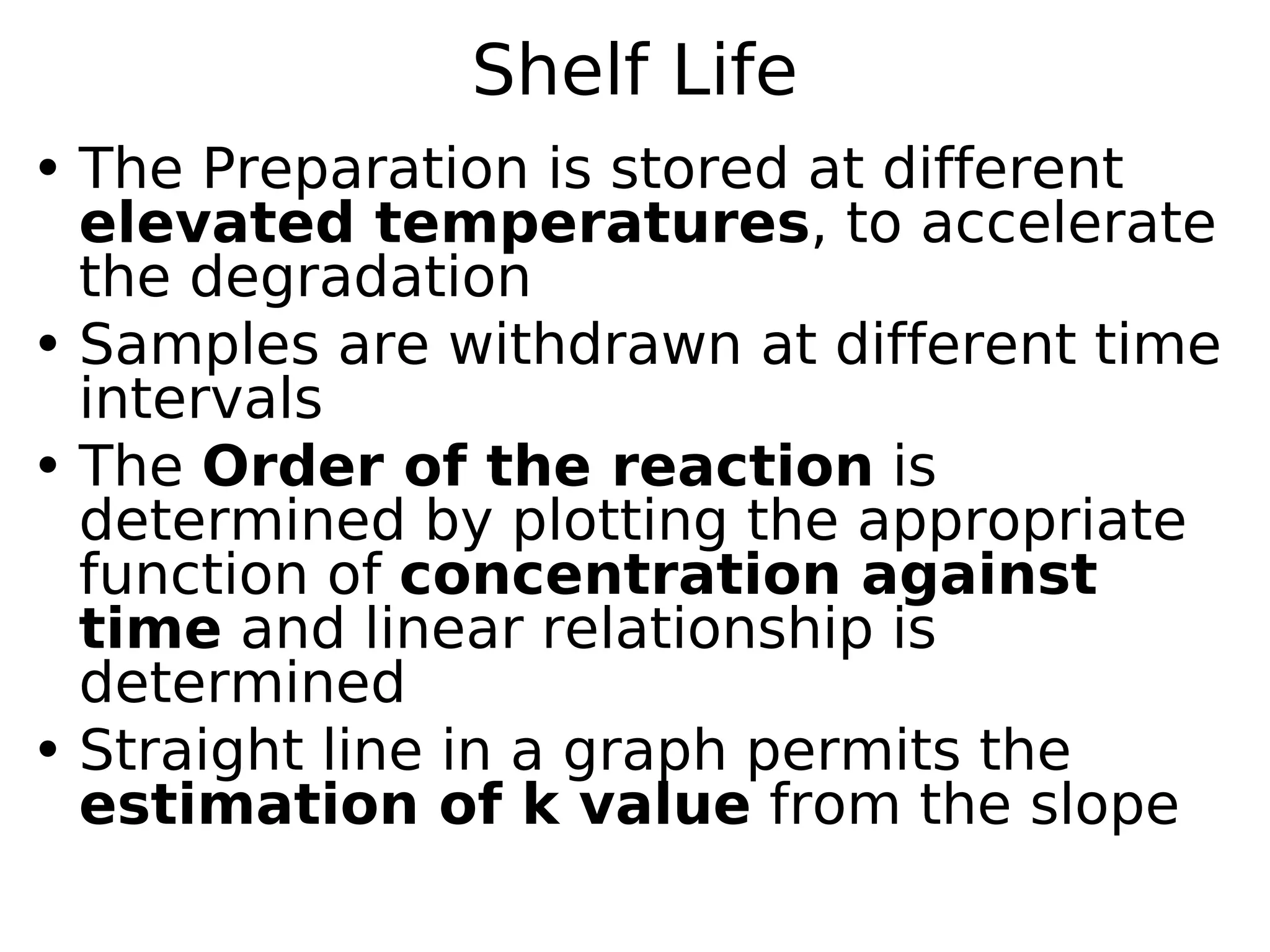 Accelerated stability testing | PDF