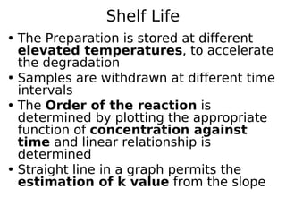 Accelerated stability testing | PDF