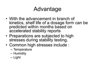 Accelerated stability testing v2 | PDF