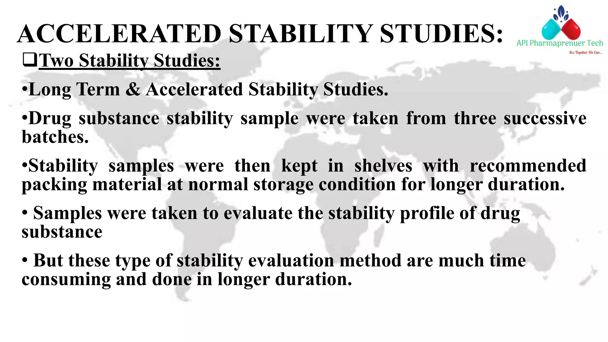 Accelerated stability studies & Expiry Date Calculation of drug ...