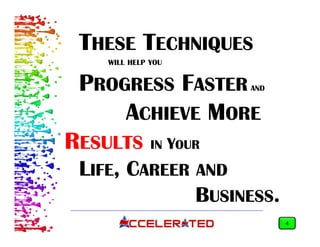 Accelerated Success Techniques by Success Coach Nilesh ( Branding ...