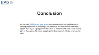 Accelerated TMS Moving Quickly into the Future of Depression Treatment ...