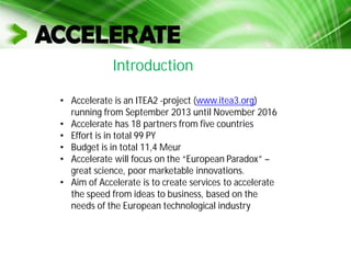 Accelerate presentation | PPT