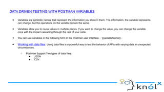 Accelerate Quality with Postman Advance | PPT