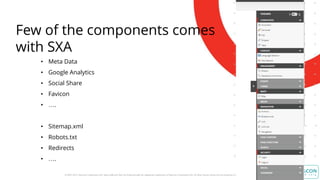 Accelerate your sitecore website delivery with sitecore sxa - sugcon india 2019 | PPT