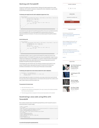 Accelerating Java With GPUs | PDF | Programming Languages | Computing