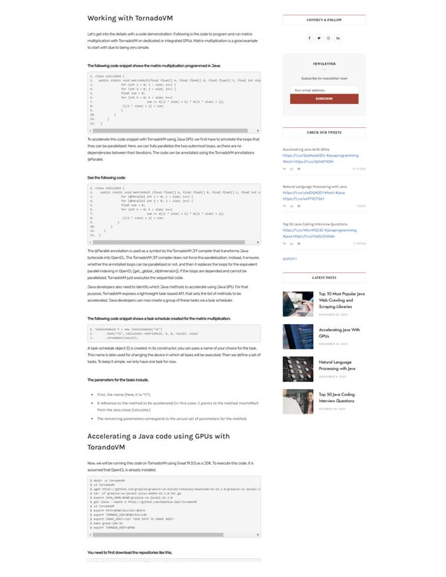 Accelerating Java With Gpus Pdf Programming Languages Computing