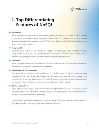 Accelerating SQL to NoSQL Migration WP - LTIMindtree | PDF