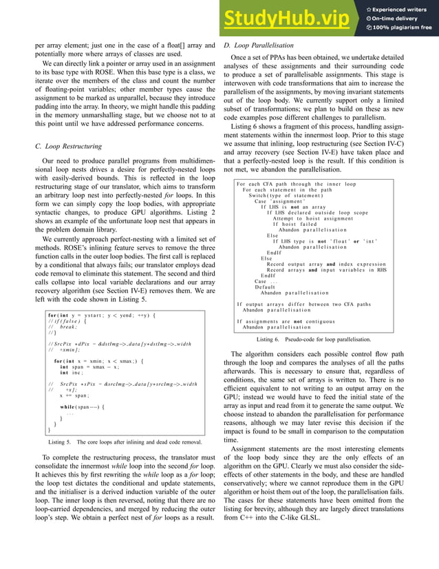 Accelerating A C Image Processing Library With A GPU | PDF