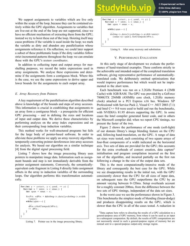 Accelerating A C Image Processing Library With A GPU | PDF