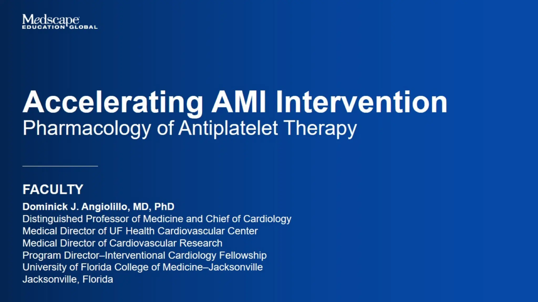 Accelerating Acute MI Intervention - The Pharmacology of Antiplatelet ...