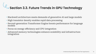 Understanding NVIDIA GPUs and Their Applications | PDF