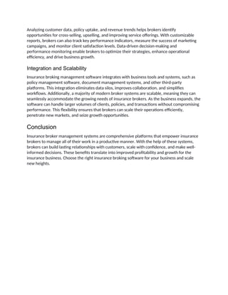 Accelerating Business Growth with Insurance Broker Management Systems ...