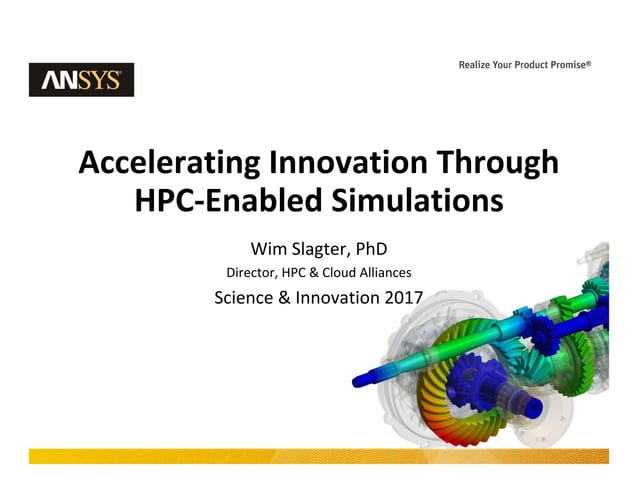 Accelerating Innovation Through HPC-Enabled Simulations | PDF | Cloud ...