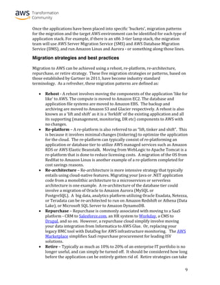 Accelerating Migrations = Recommendations | PDF