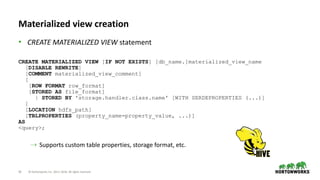 Accelerating query processing | PPT