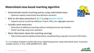 Accelerating query processing | PPT