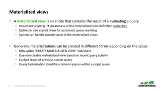 Accelerating query processing | PPT