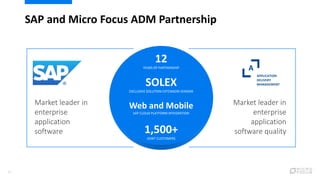 Accelerating SAP transformations with Micro Focus | PPT