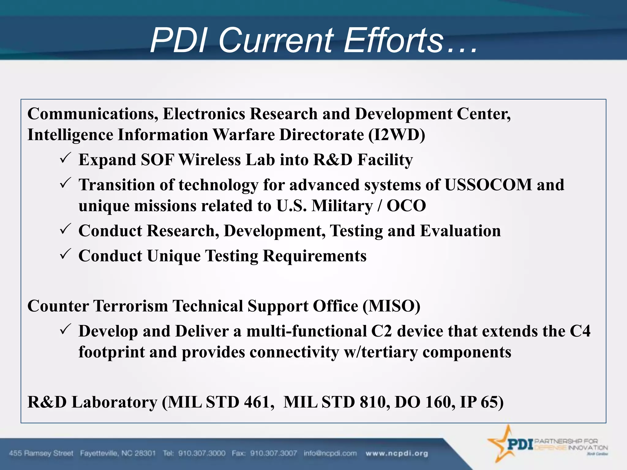 Partnership for Defense Innovation | PDF