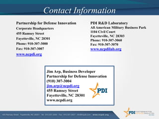Partnership for Defense Innovation | PDF